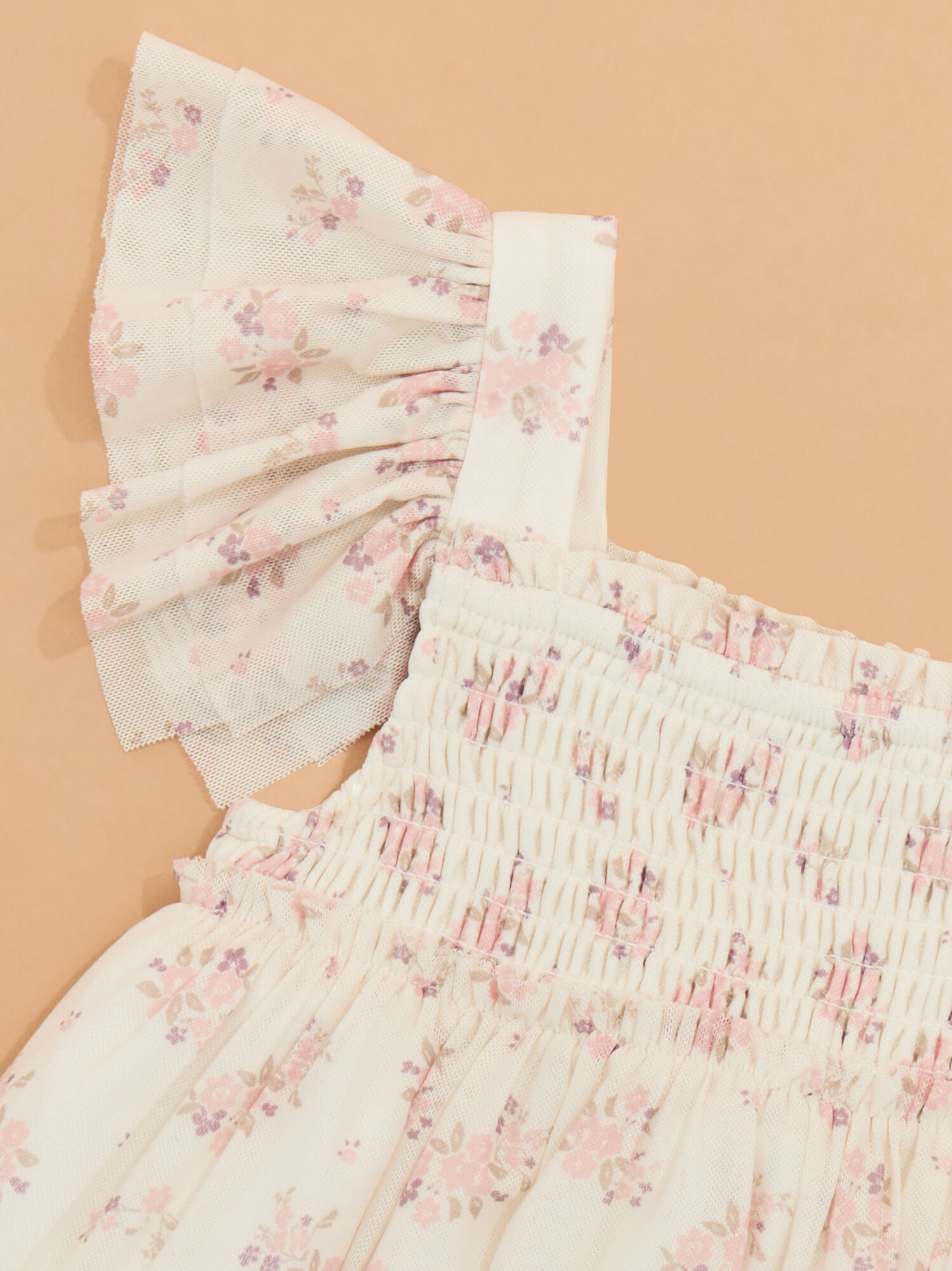 Aria Floral Dress in Ivory & Pink | Altar'd State